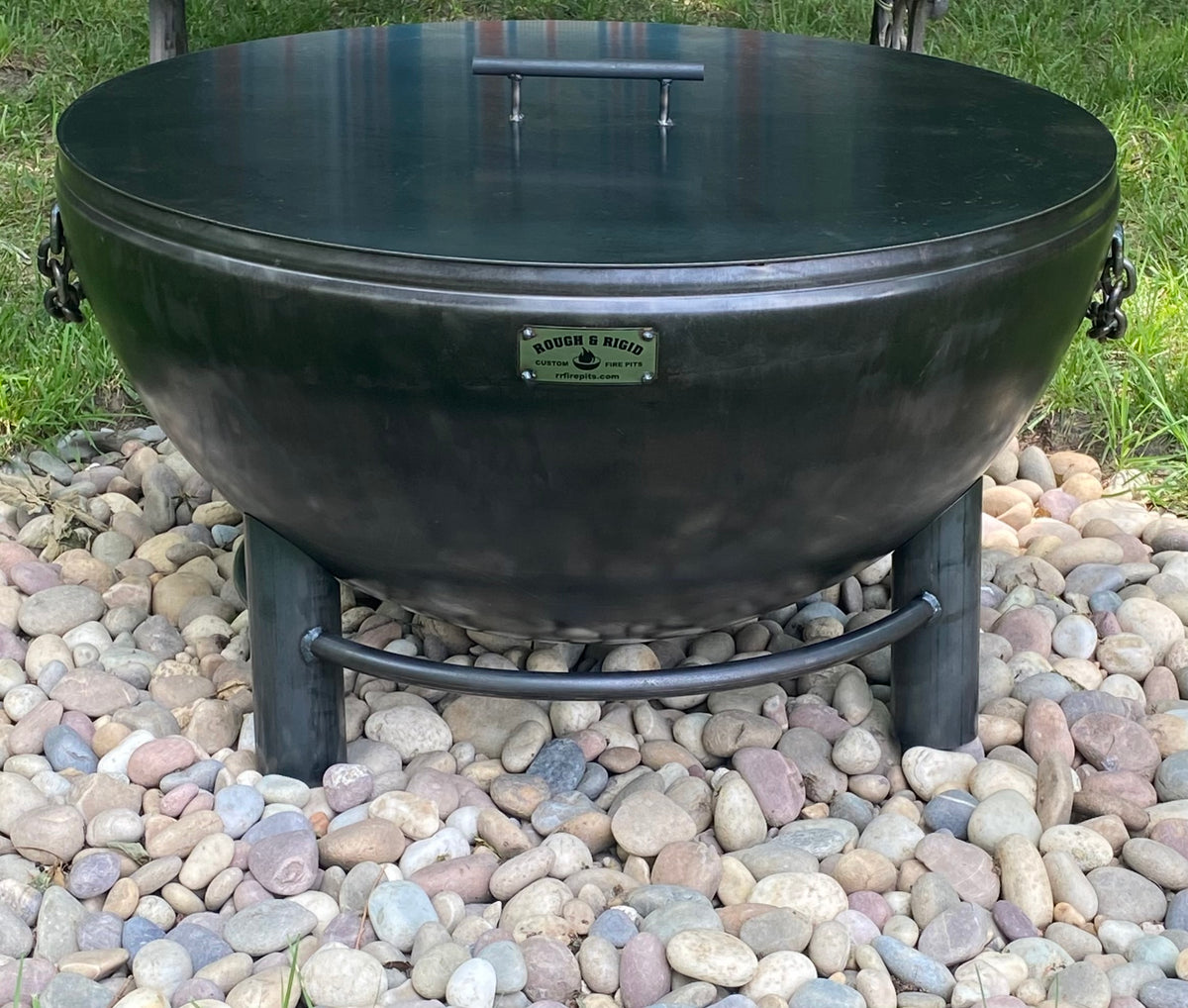 Big John Fire Pit 40" With Tilting Base | Rough & Rigid